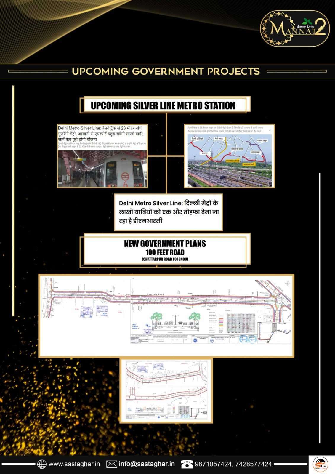 Mannat 2 Project L-Corner 3 BHK Flat - 3 BHK Apartments