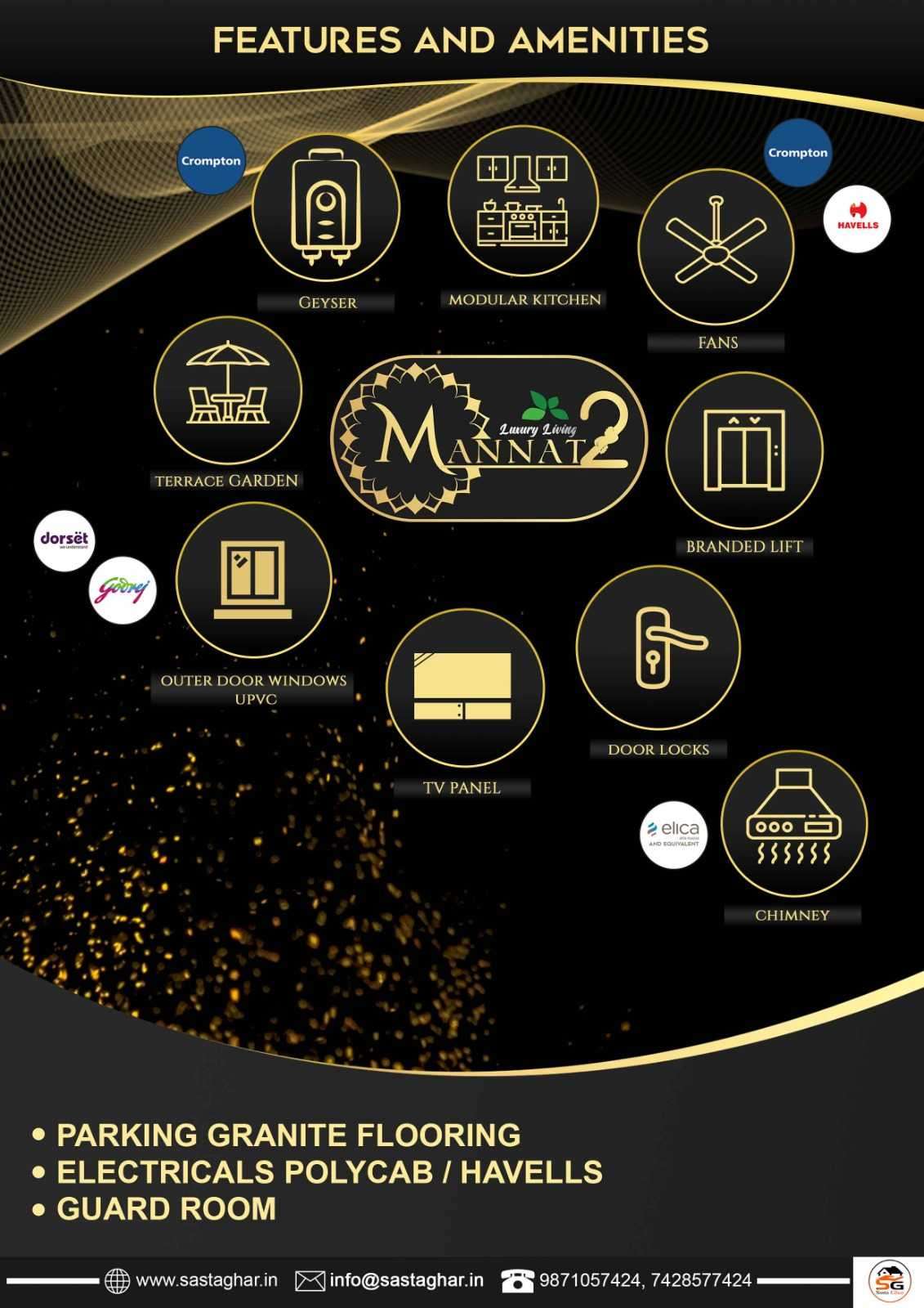 Mannat 2 Project L-Corner 3 BHK Flat - 3 BHK Apartments